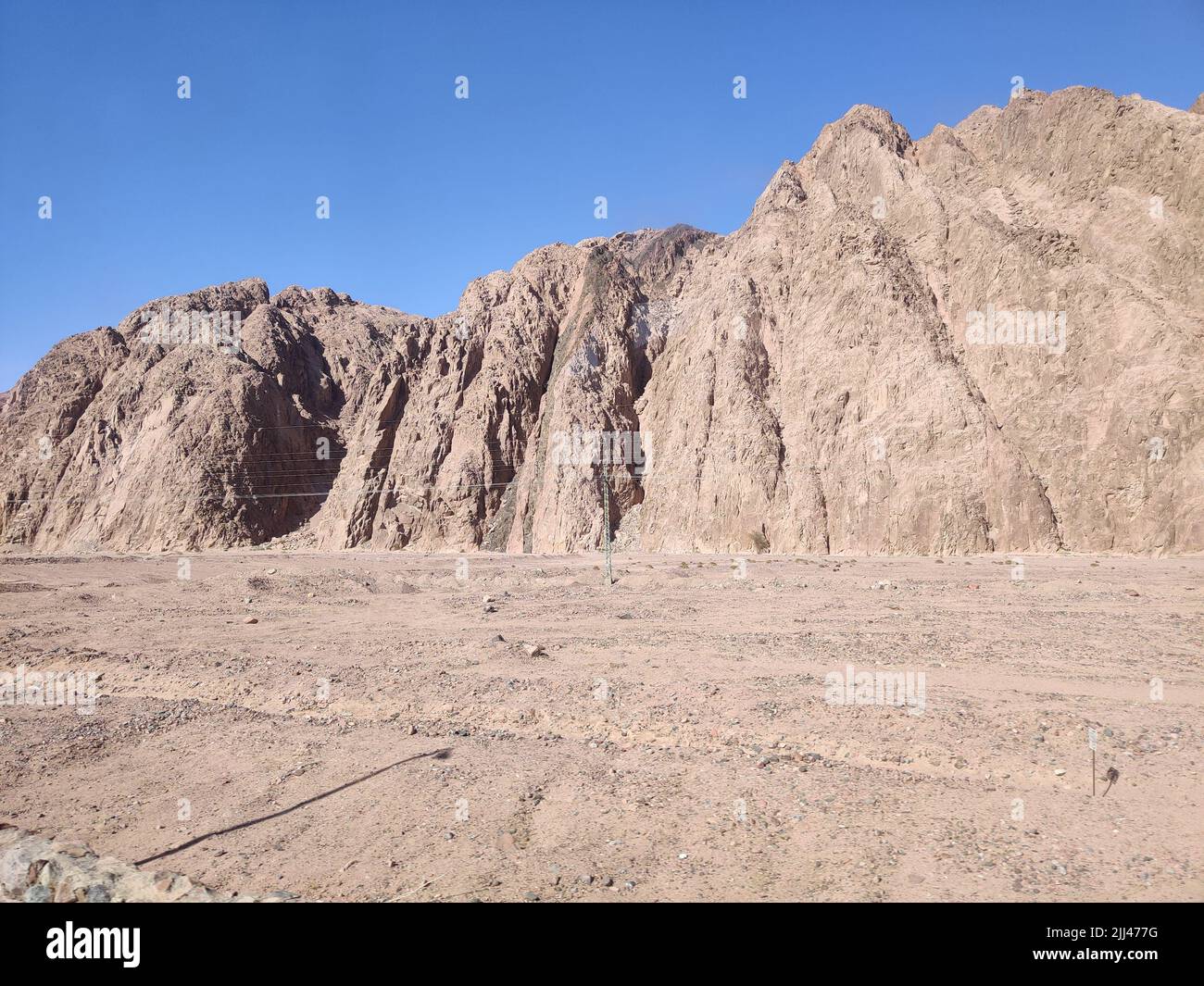 Desert and hills rocky sandy road , the Mountains in Dahab, Red Sea ...