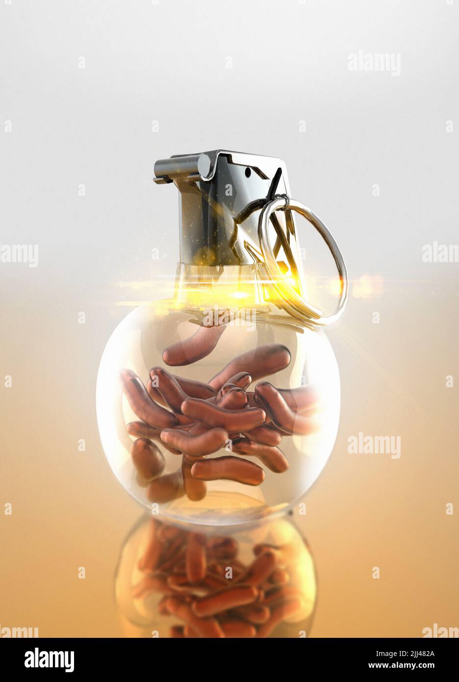 Bacterial time bomb hi-res stock photography and images - Alamy