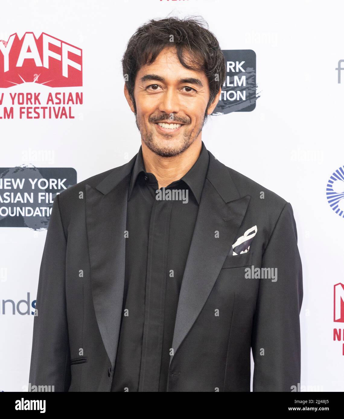 July 22, 2022, New York, New York, United States: Actor Hiroshi Abe ...