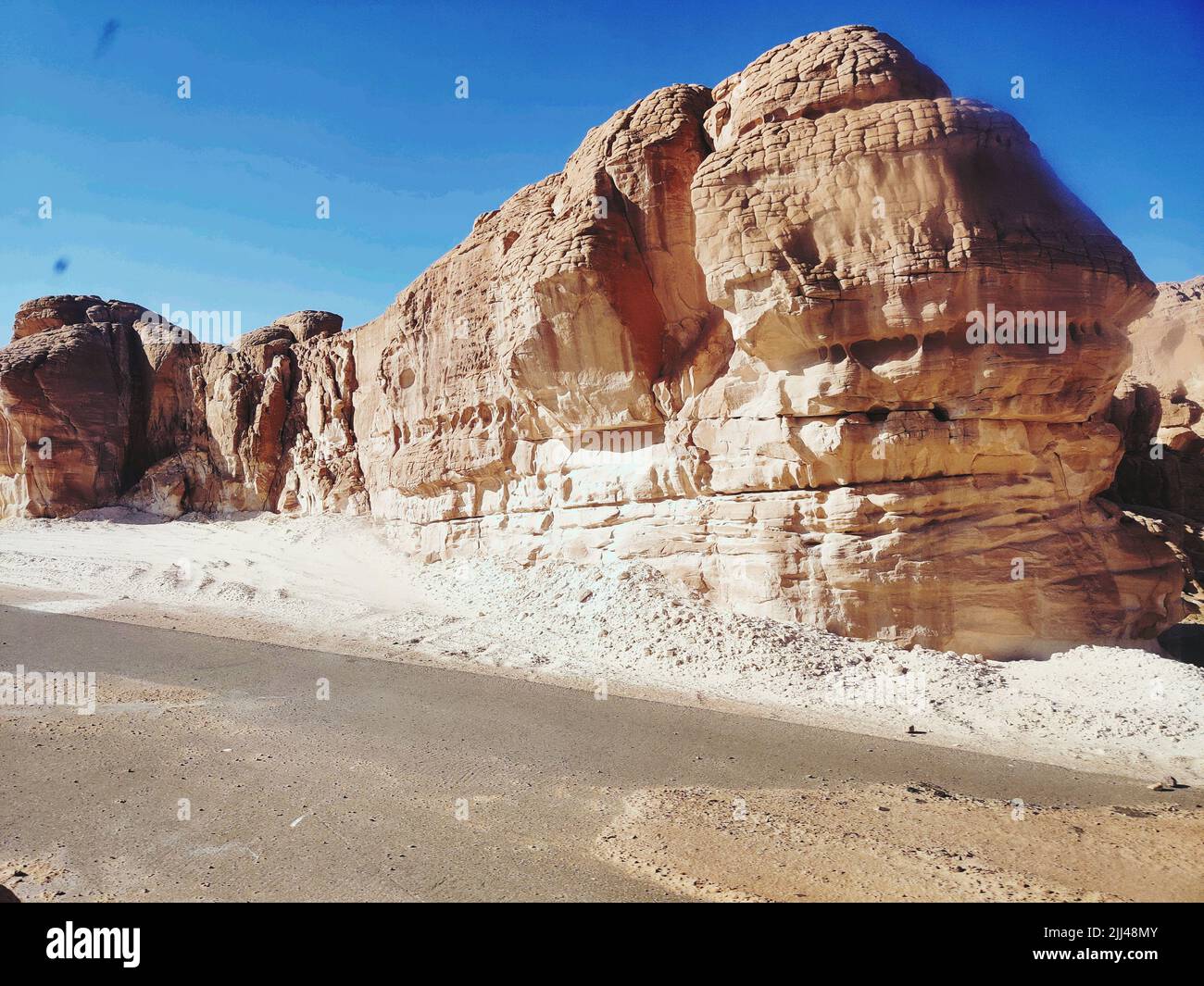 Desert and hills rocky sandy road , the Mountains in Dahab, Red Sea ...