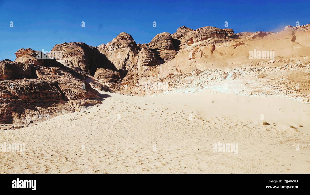 Desert and hills rocky sandy road , the Mountains in Dahab, Red Sea ...