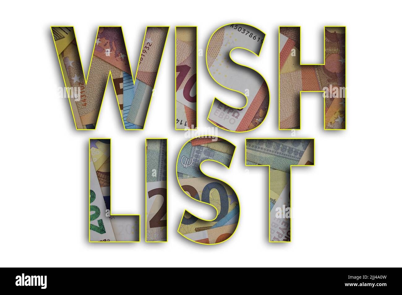 Wishing list Cut Out Stock Images & Pictures - Alamy