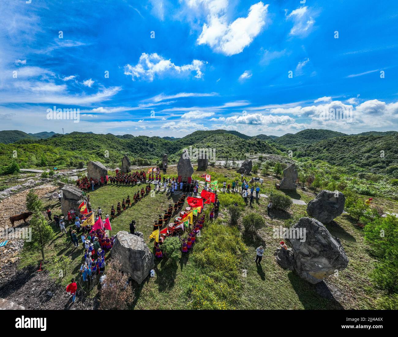 Bijie, China. 22nd July, 2022. BIJIE, CHINA - JULY 22, 2022 - People of ...