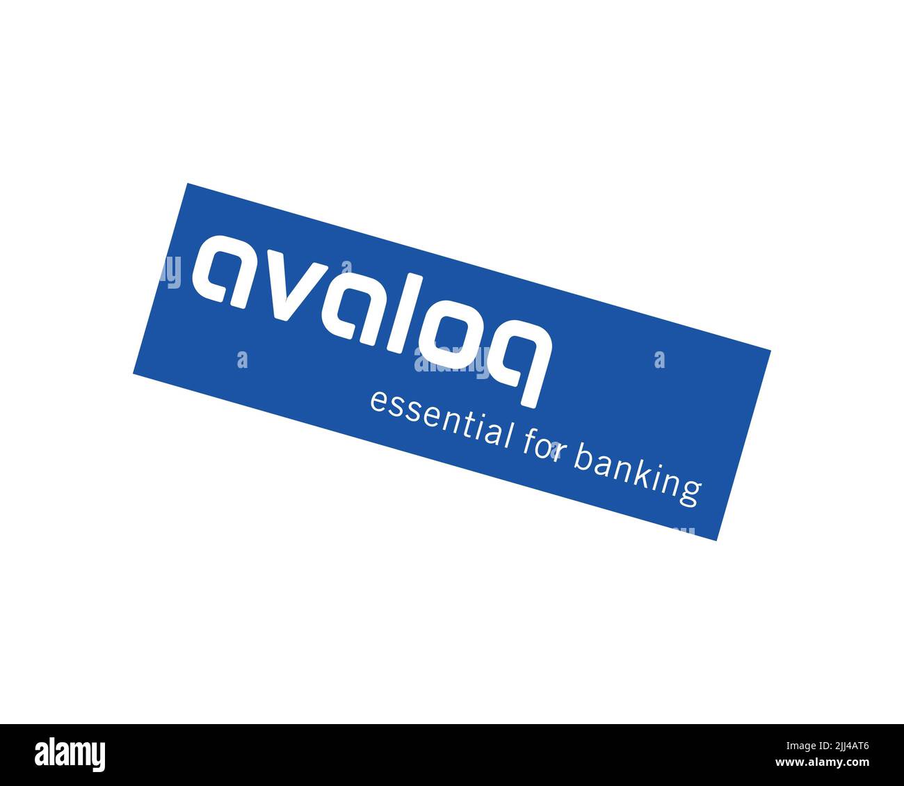 Avaloq, rotated logo, white background B Stock Photo - Alamy