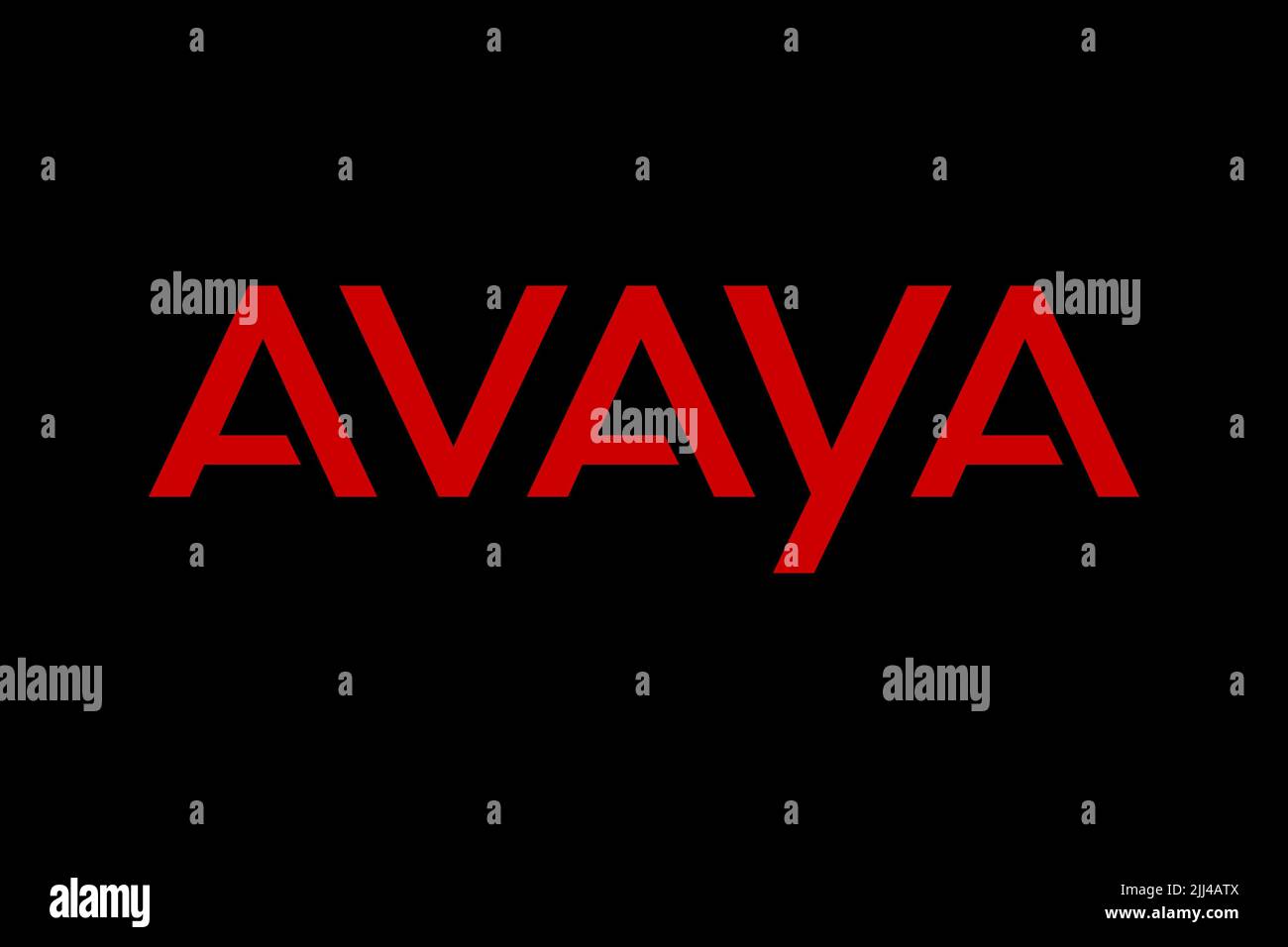 Avaya, Logo, Black background Stock Photo - Alamy