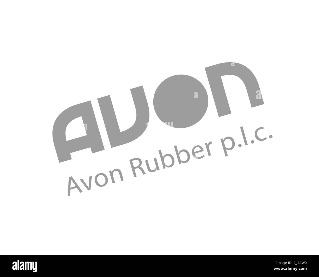 Avon Rubber, Rotated Logo, White Background Stock Photo - Alamy