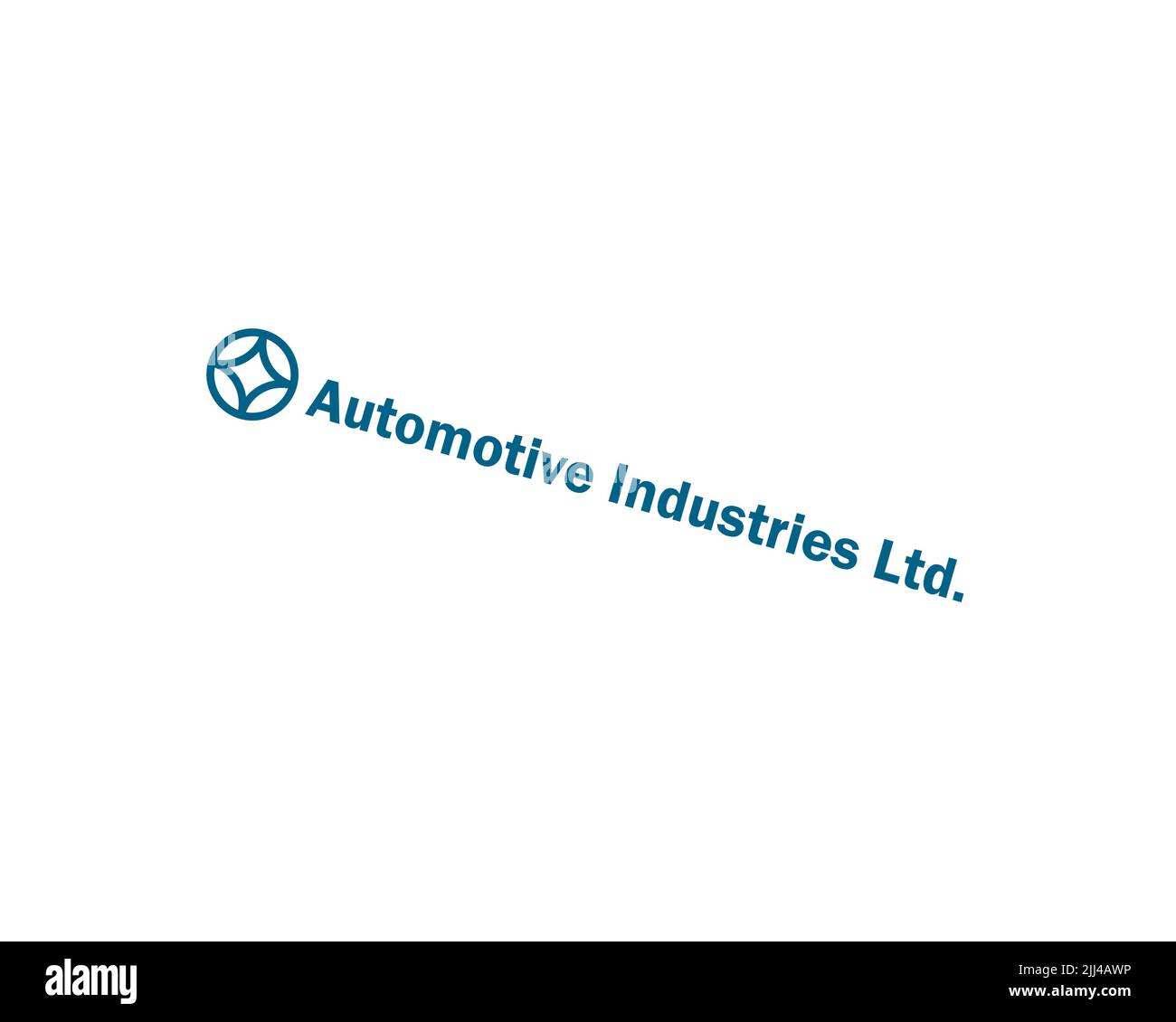 Automotive Industries, rotated logo, white background B Stock Photo - Alamy