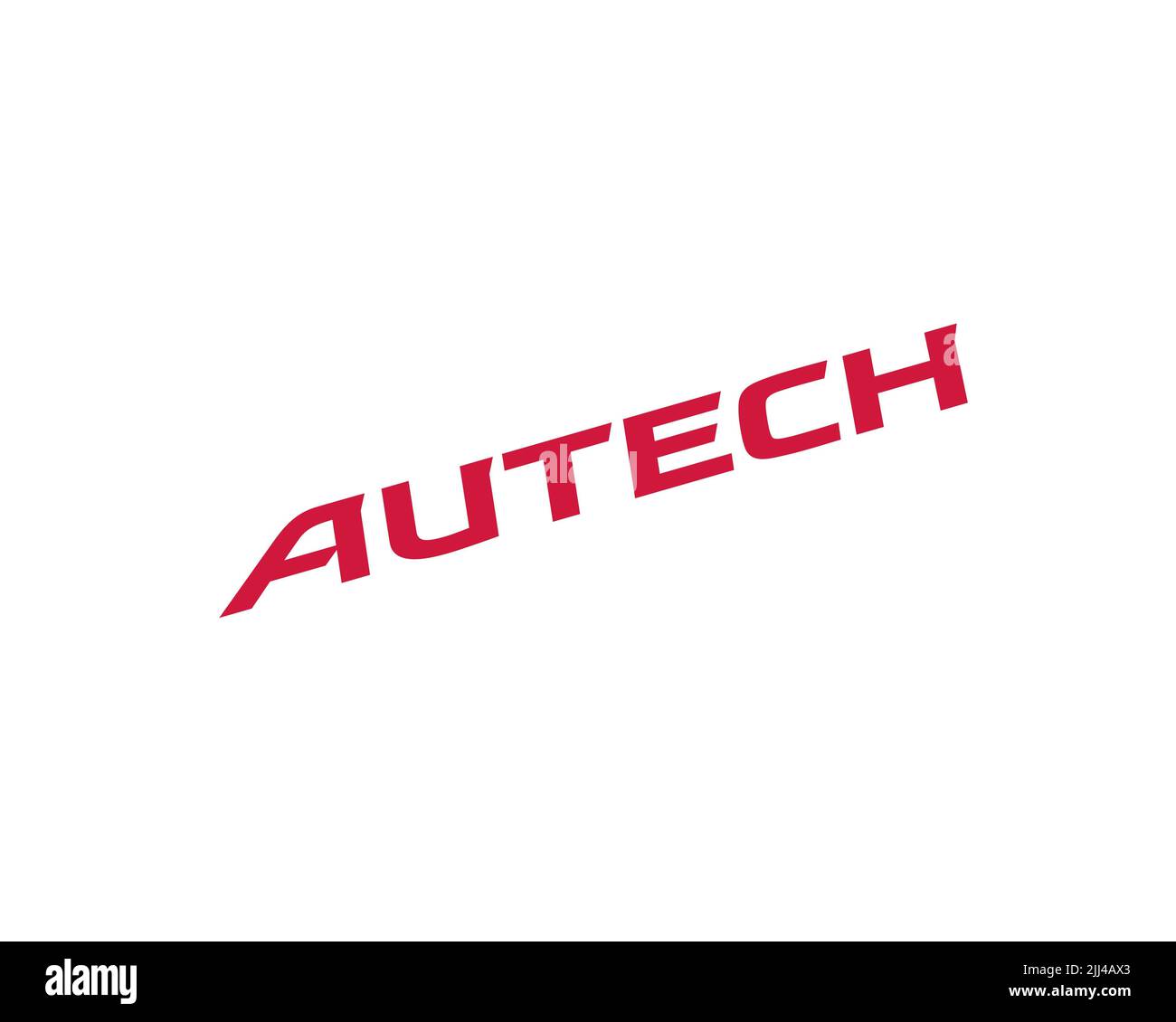 Autech, rotated logo, white background Stock Photo - Alamy