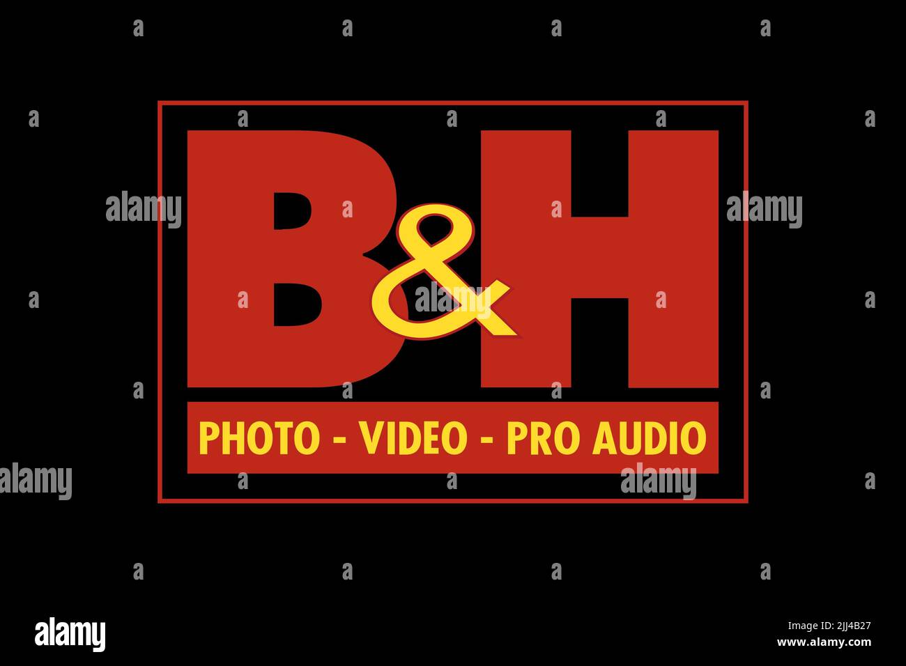 B&H Photo, Logo, Black background Stock Photo - Alamy