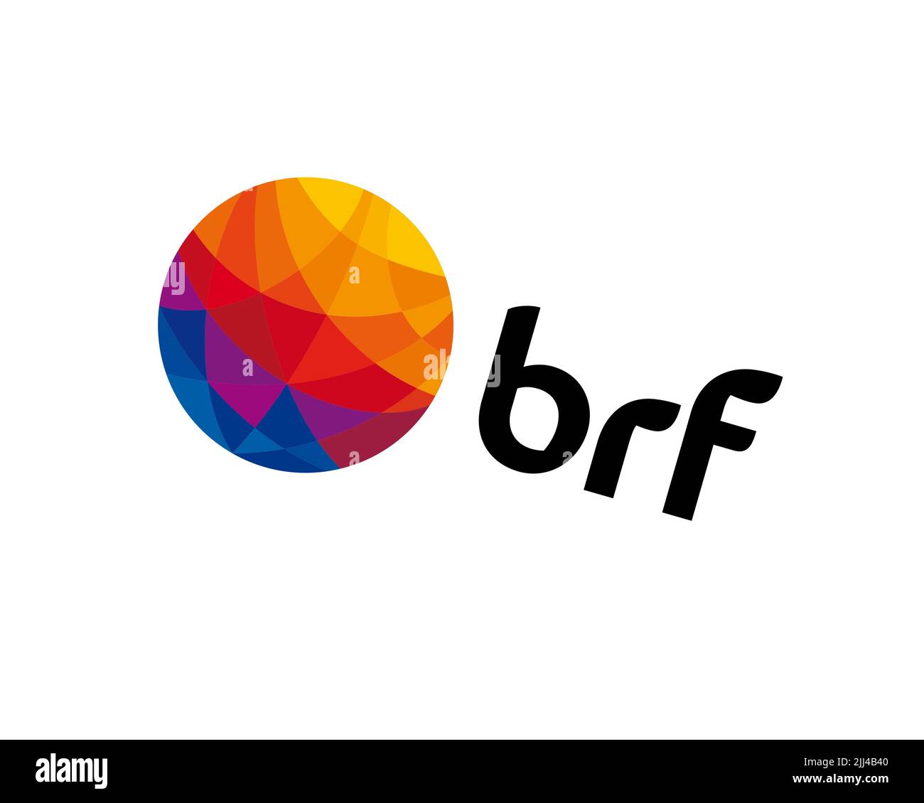 BRF S. A. rotated logo, white background B Stock Photo - Alamy