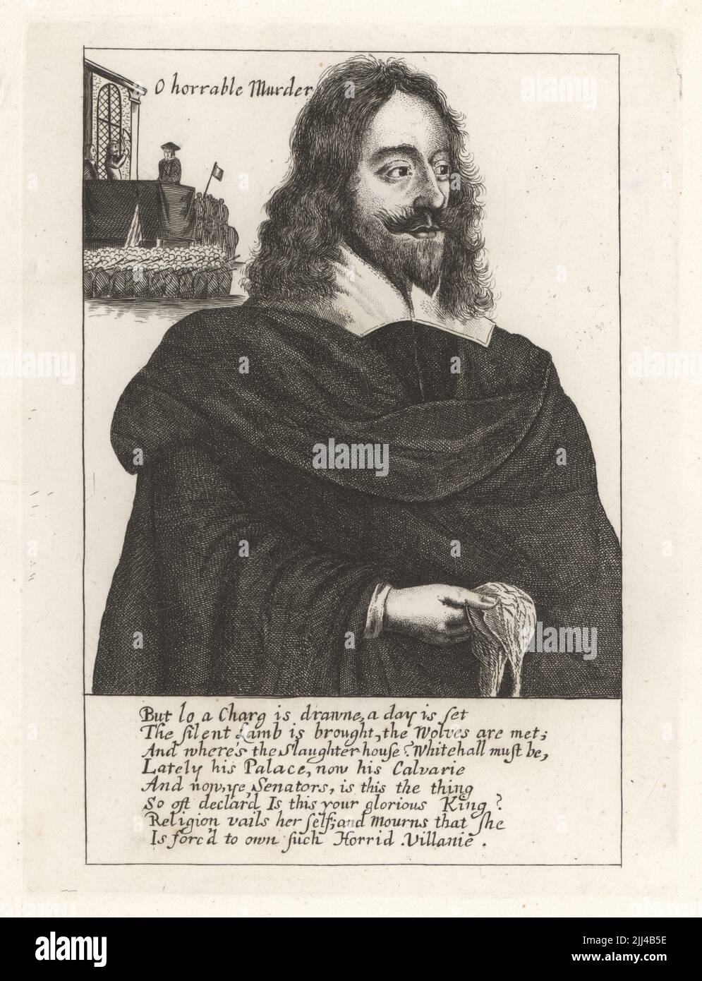 King charles i beheading hi-res stock photography and images - Alamy