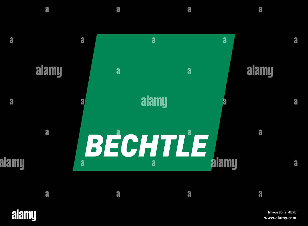 Bechtle, Logo, Black background Stock Photo - Alamy