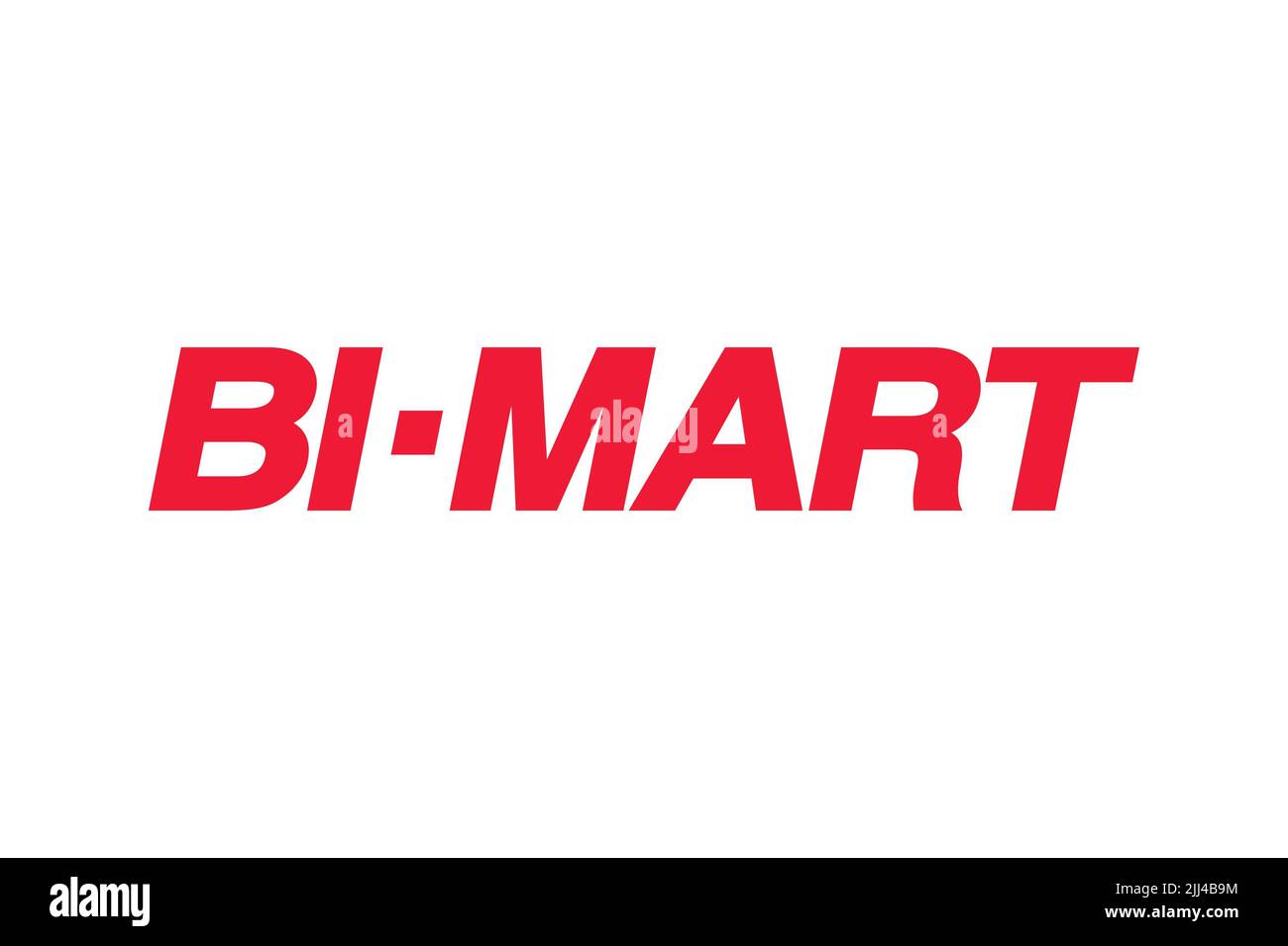 Bi Mart, Logo, White background Stock Photo - Alamy