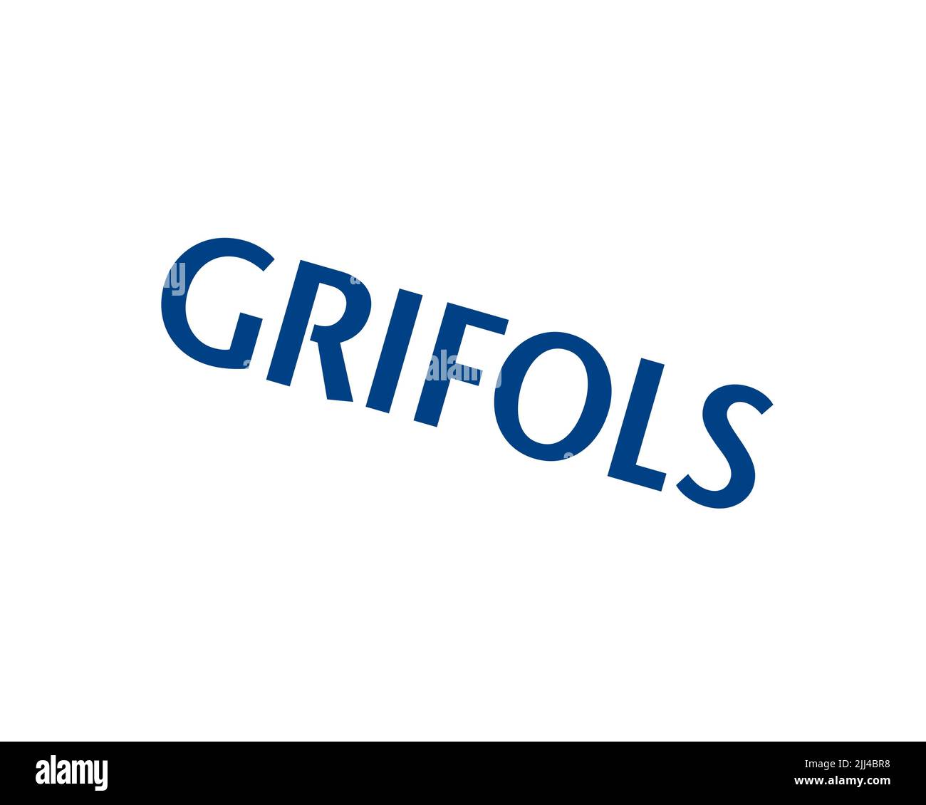Grifols, rotated logo, white background B Stock Photo - Alamy