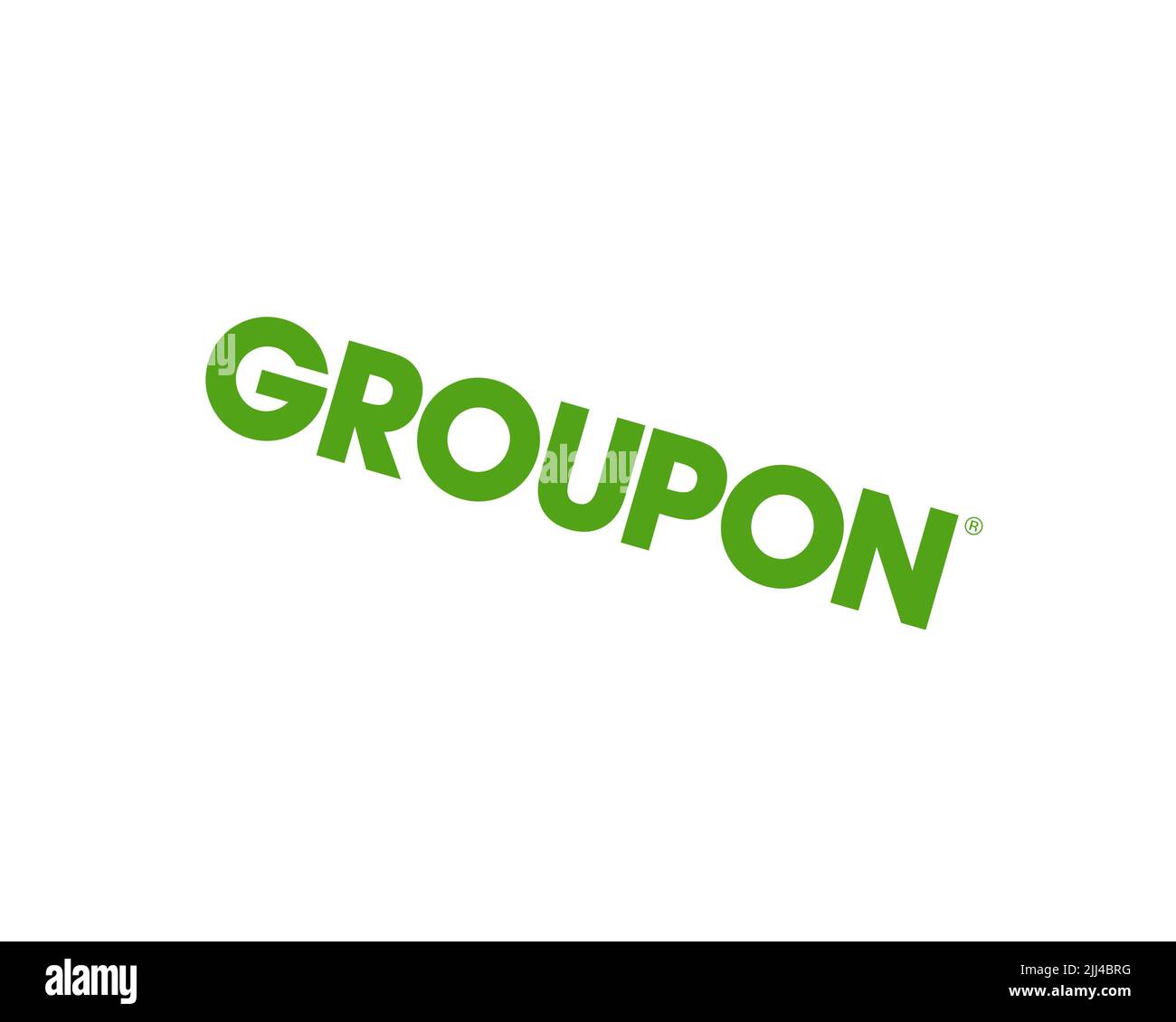 Groupon, rotated logo, white background B Stock Photo - Alamy