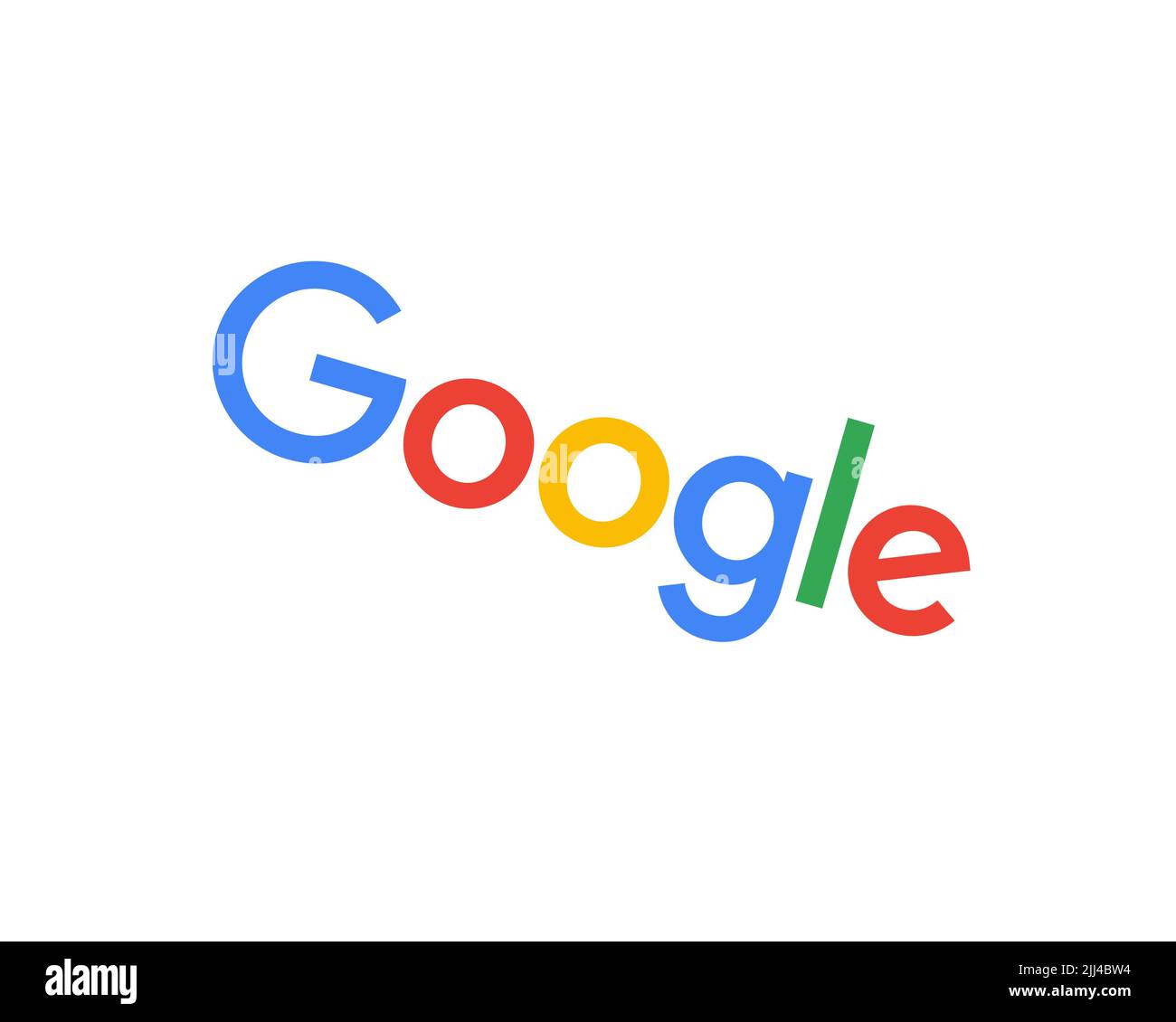 Google, rotated logo, white background B Stock Photo - Alamy