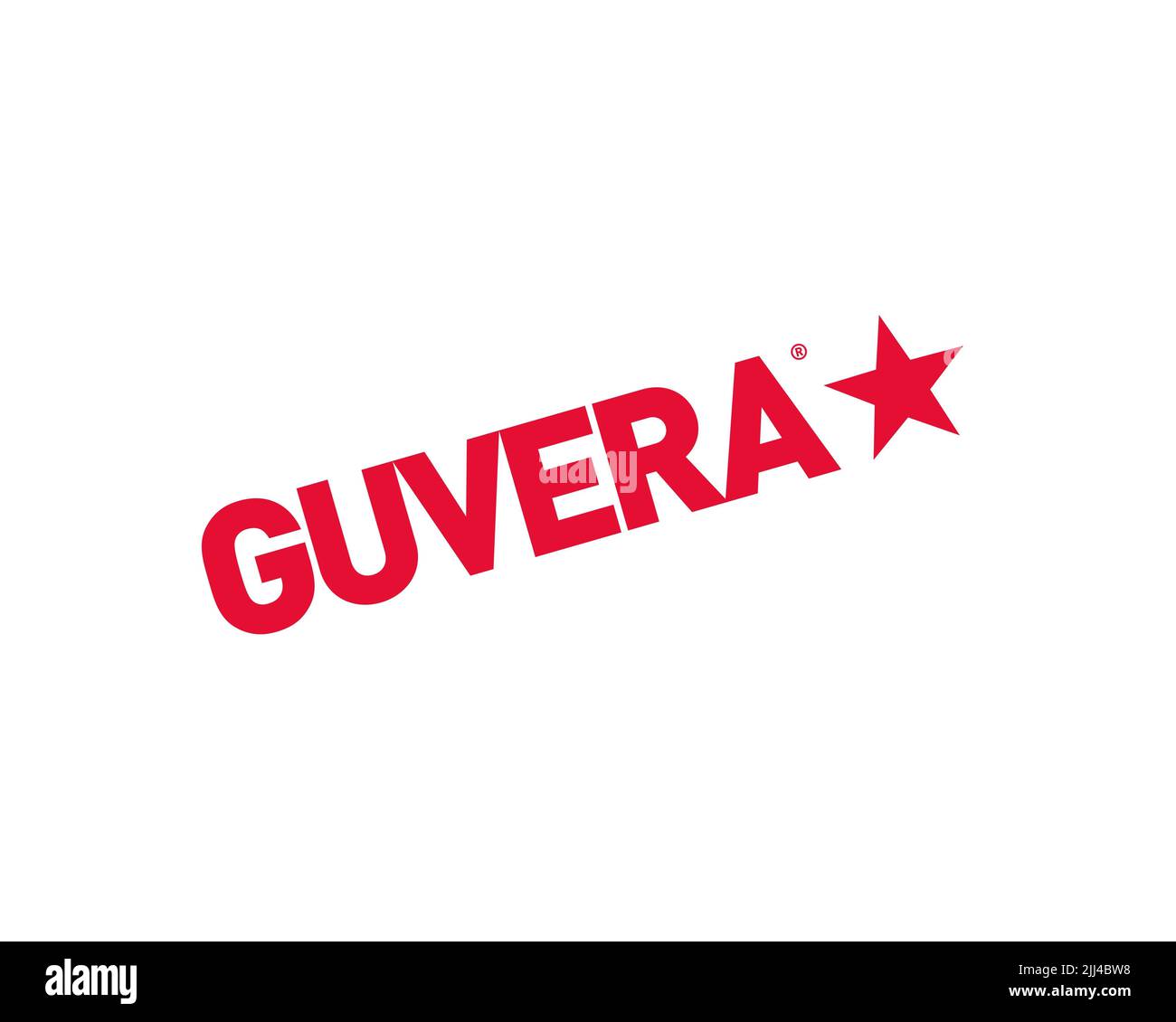 Guvera, rotated logo, white background Stock Photo - Alamy