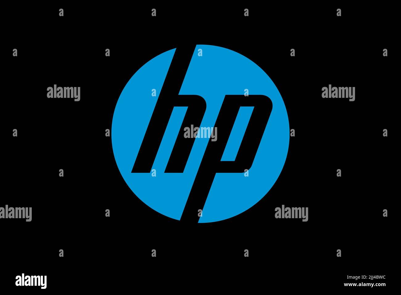 HP Inc. logo, black background Stock Photo - Alamy