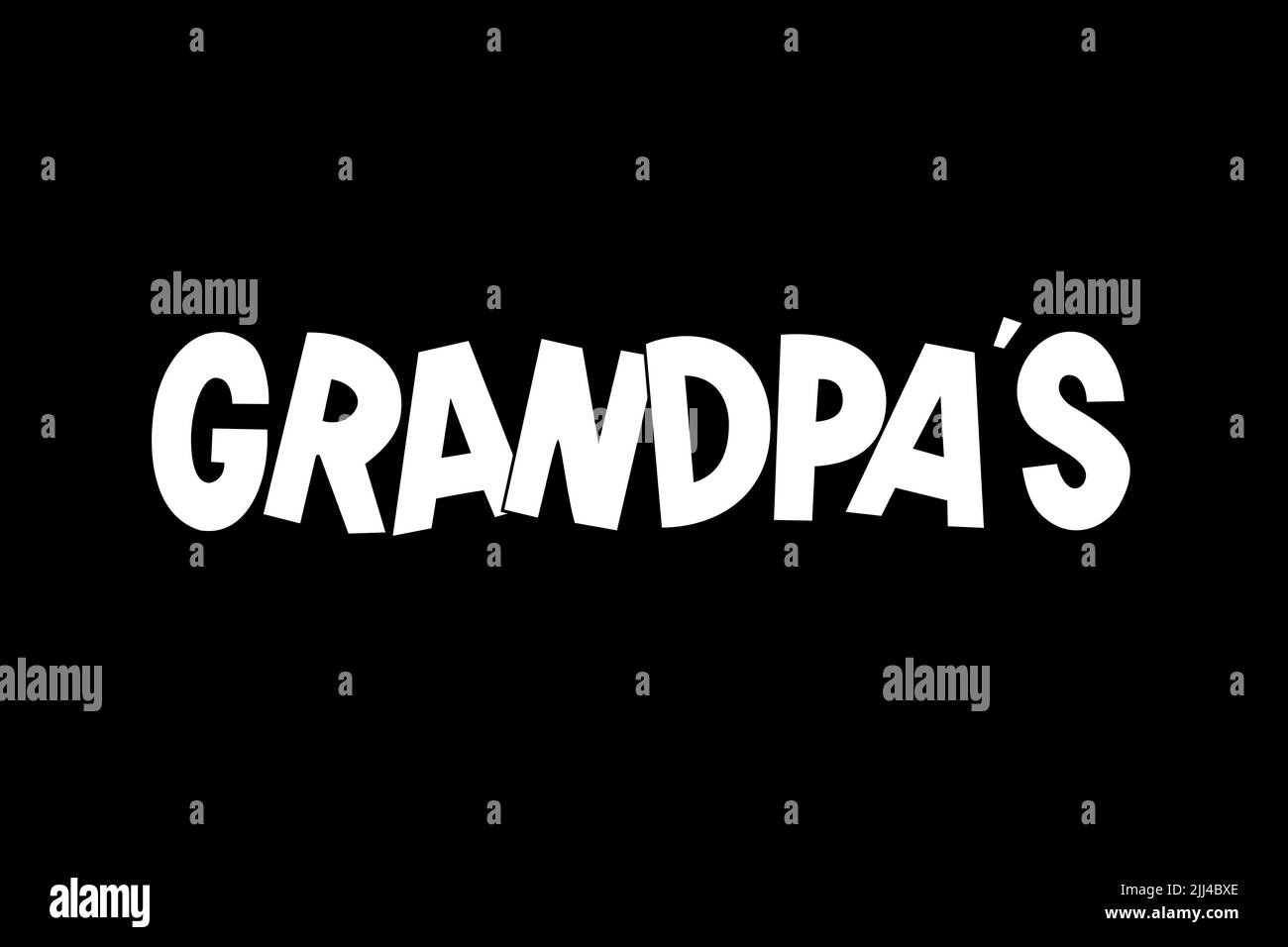 GrandPa's, Logo, Black background Stock Photo - Alamy