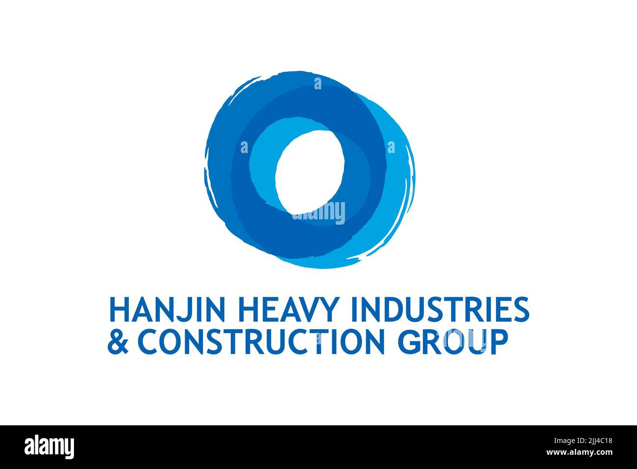 Hanjin Heavy Industries, Logo, White background Stock Photo - Alamy