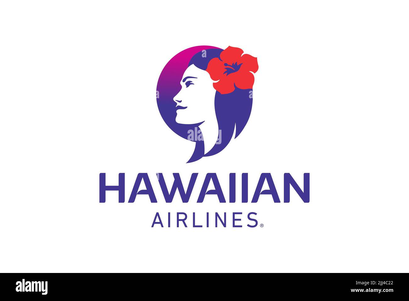 Hawaiian Airline, Logo, White background Stock Photo - Alamy
