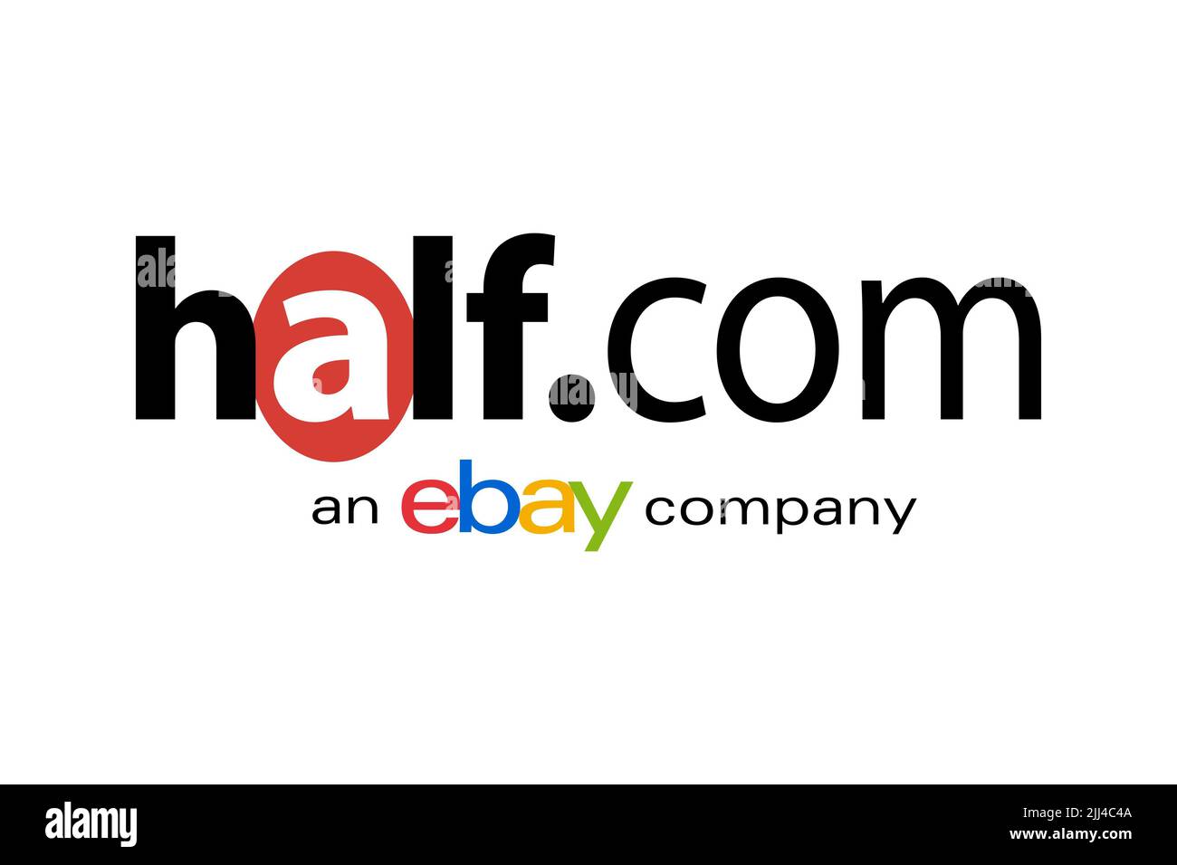 Half. com, Logo, White background Stock Photo - Alamy