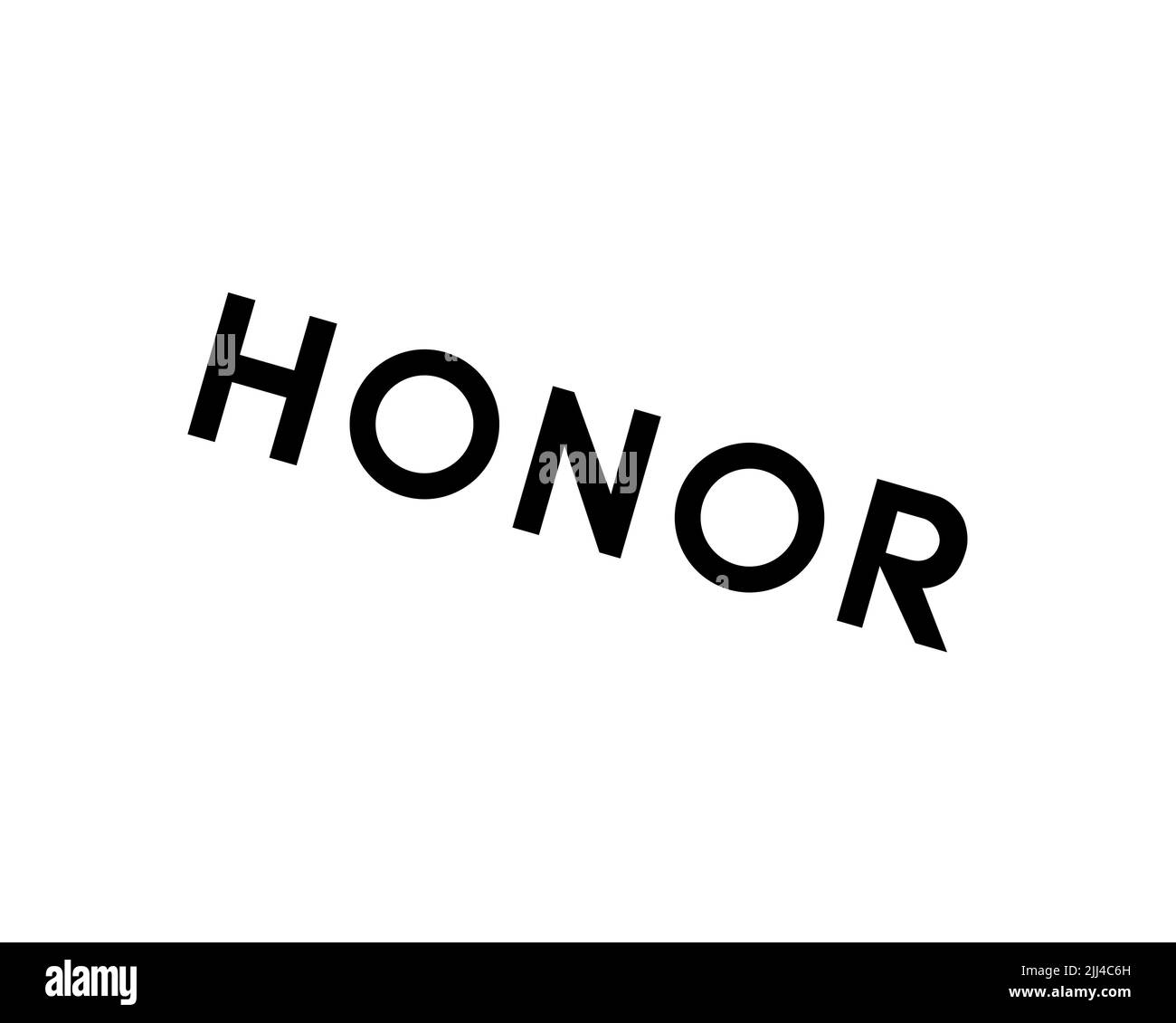 Honor brand, rotated logo, white background B Stock Photo - Alamy