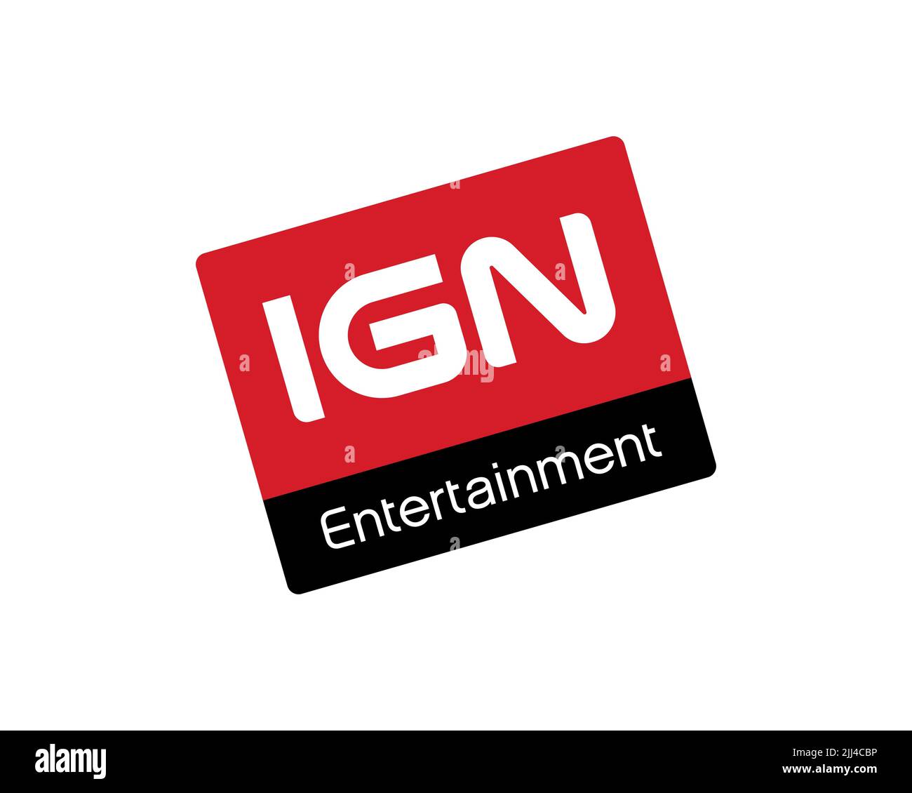 IGN, rotated logo, white background Stock Photo - Alamy