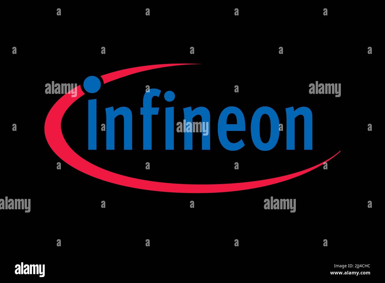 Infineon Technologies, Logo, Black background Stock Photo - Alamy