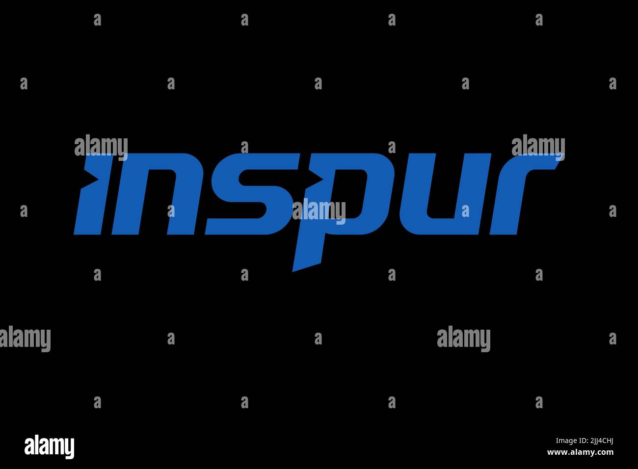 Inspur, Logo, Black background Stock Photo - Alamy