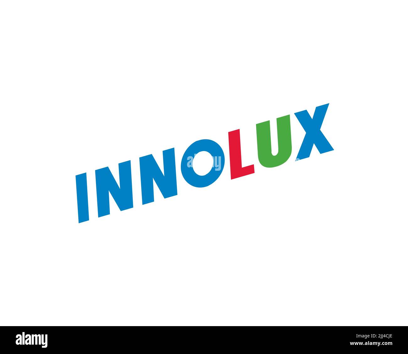 InnoLux Corporation, rotated logo, white background Stock Photo - Alamy