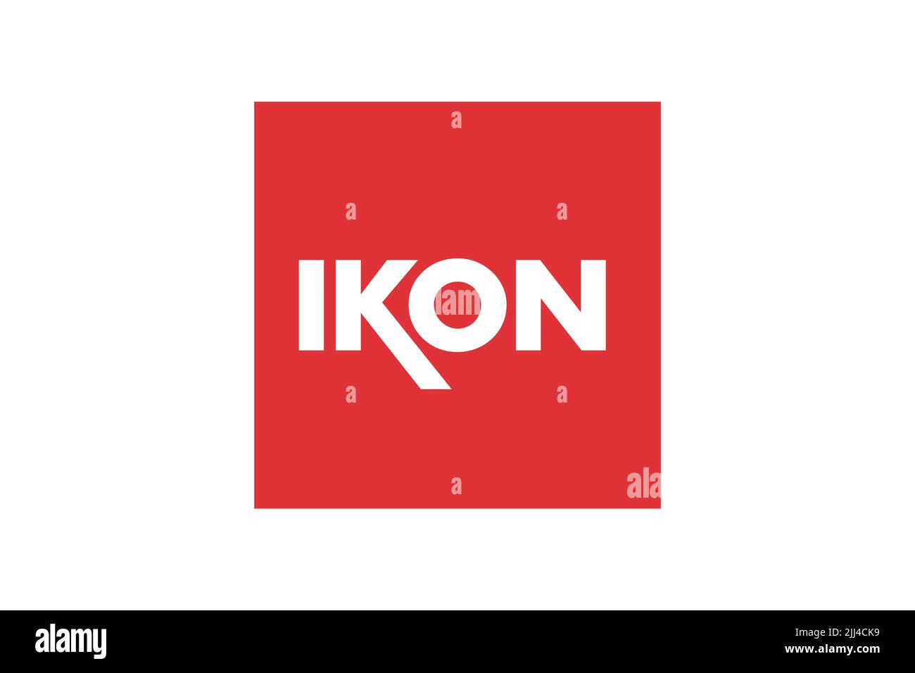 Ikon Office Solutions, Logo, White background Stock Photo - Alamy