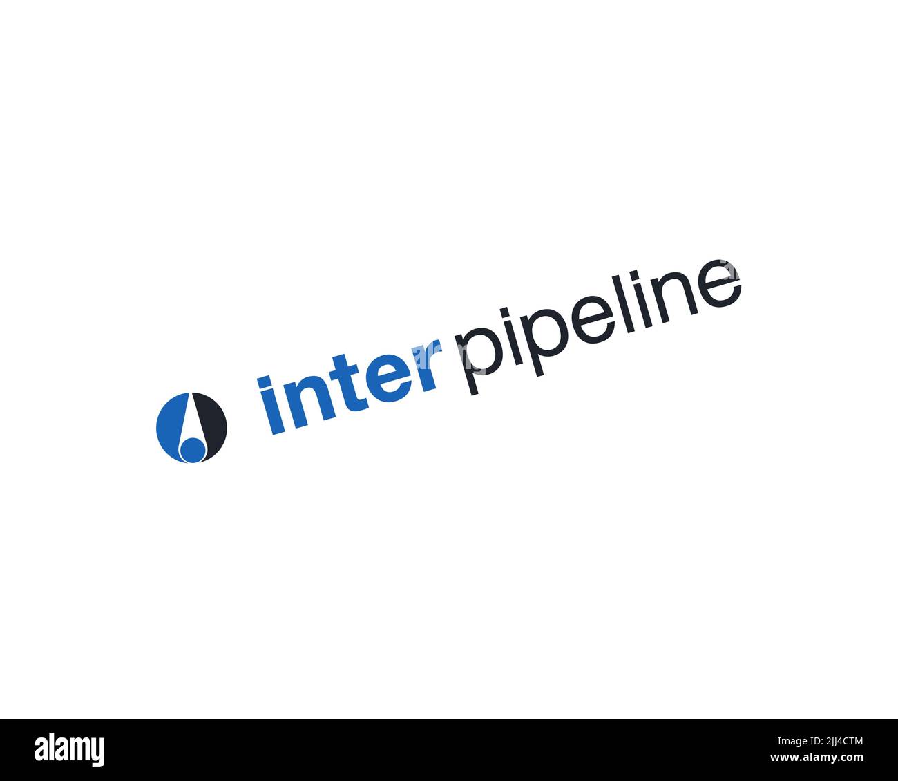 Inter Pipeline, Rotated Logo, White Background Stock Photo - Alamy