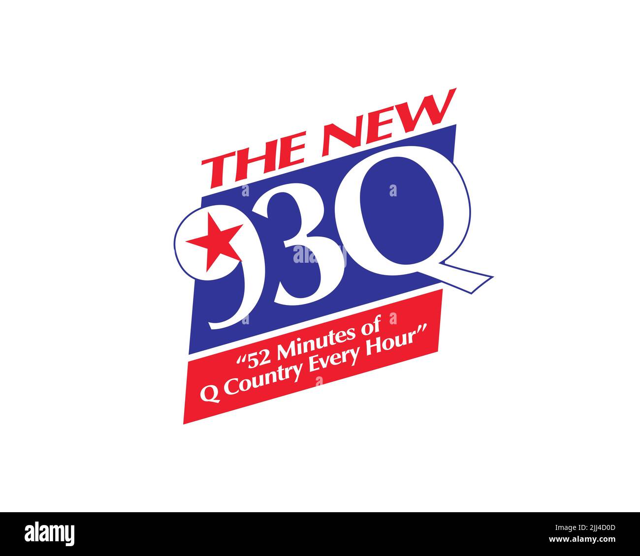 KKBQ, rotated logo, white background Stock Photo - Alamy