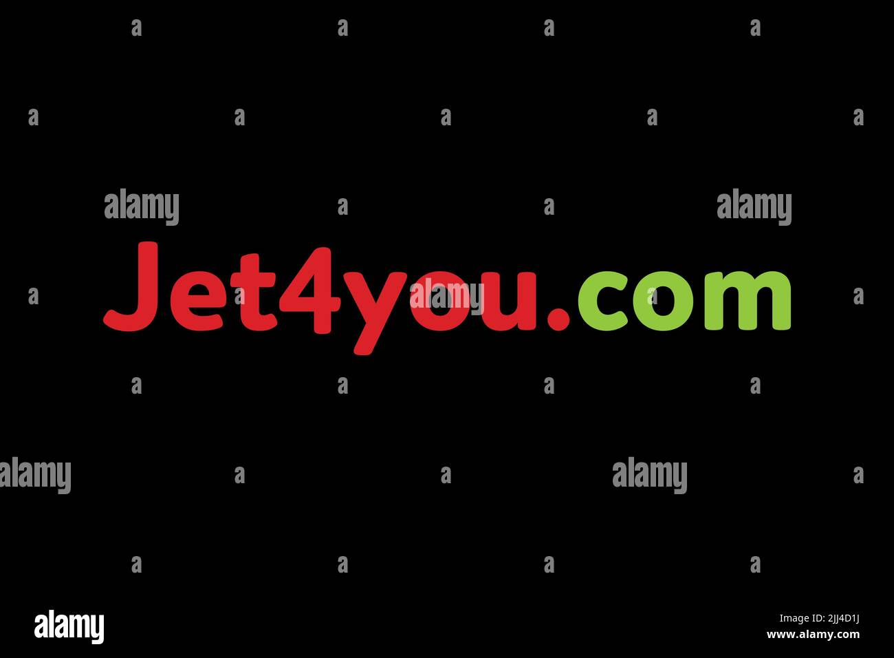 Jet4you, Logo, Black background Stock Photo - Alamy