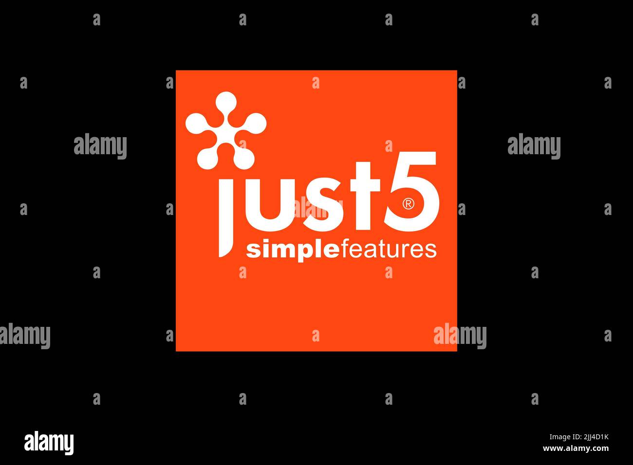 Just5, Logo, Black background Stock Photo - Alamy Just5, Logo, Black background Stock Photo - Alamy