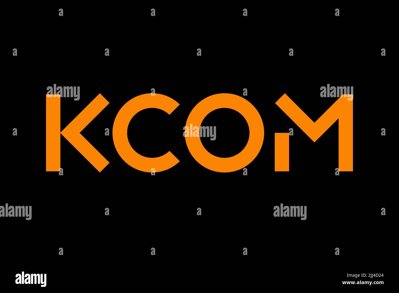 KCOM Group, Logo, Black background Stock Photo - Alamy