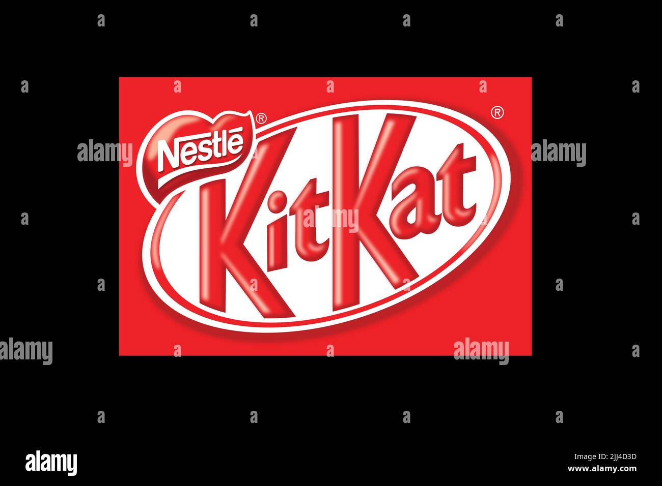 Kit Kat, Logo, Black background Stock Photo - Alamy