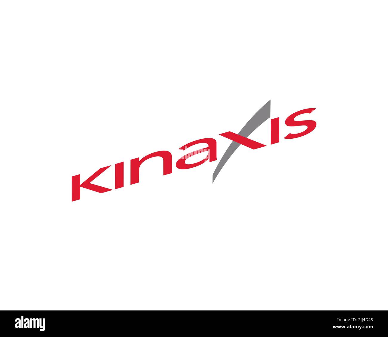 Kinaxis, rotated logo, white background Stock Photo - Alamy