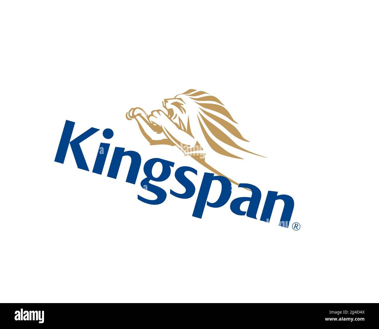 Kingspan Group, rotated logo, white background B Stock Photo - Alamy