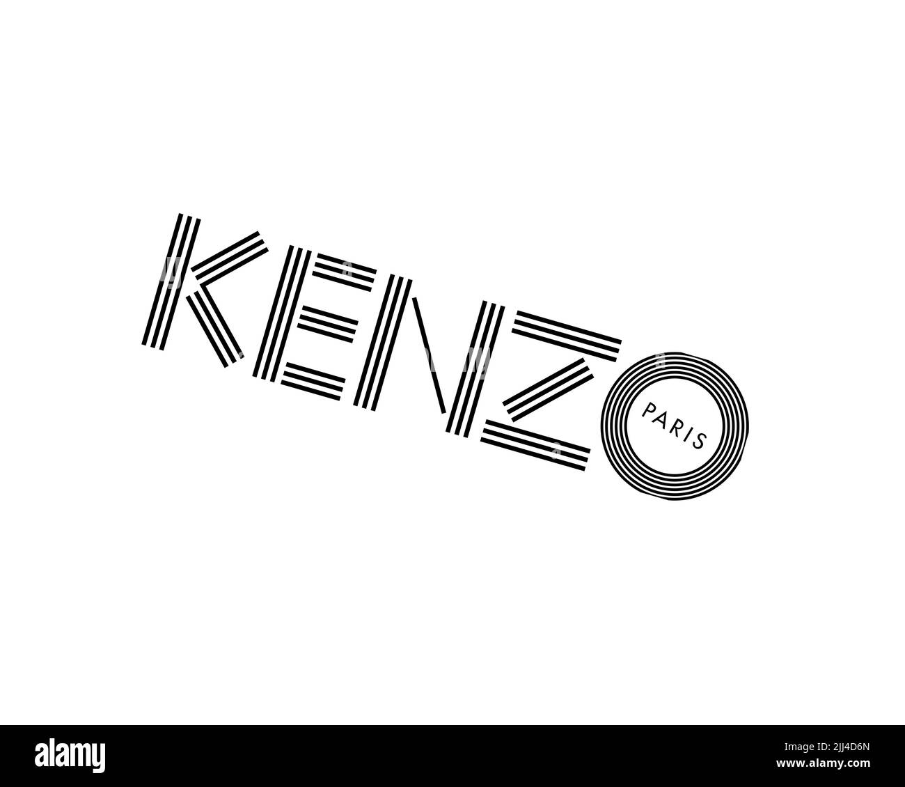 Kenzo brand, rotated logo, white background B Stock Photo - Alamy