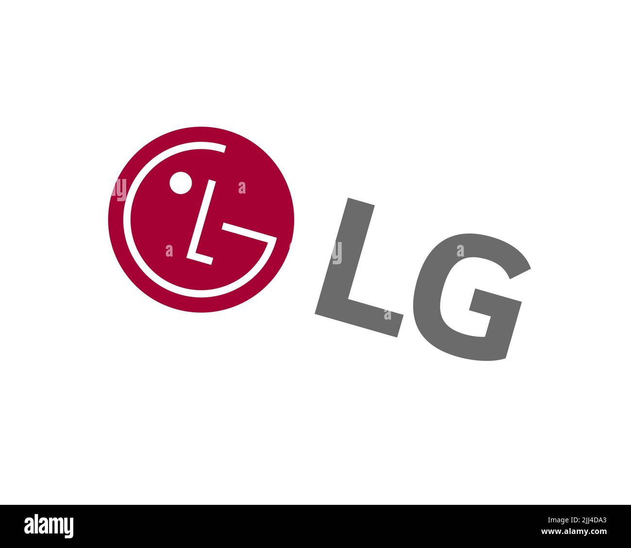 LG Corporation, rotated logo, white background B Stock Photo - Alamy