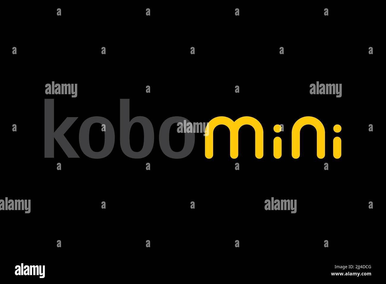 Kobo Mini, Logo, Black background Stock Photo - Alamy