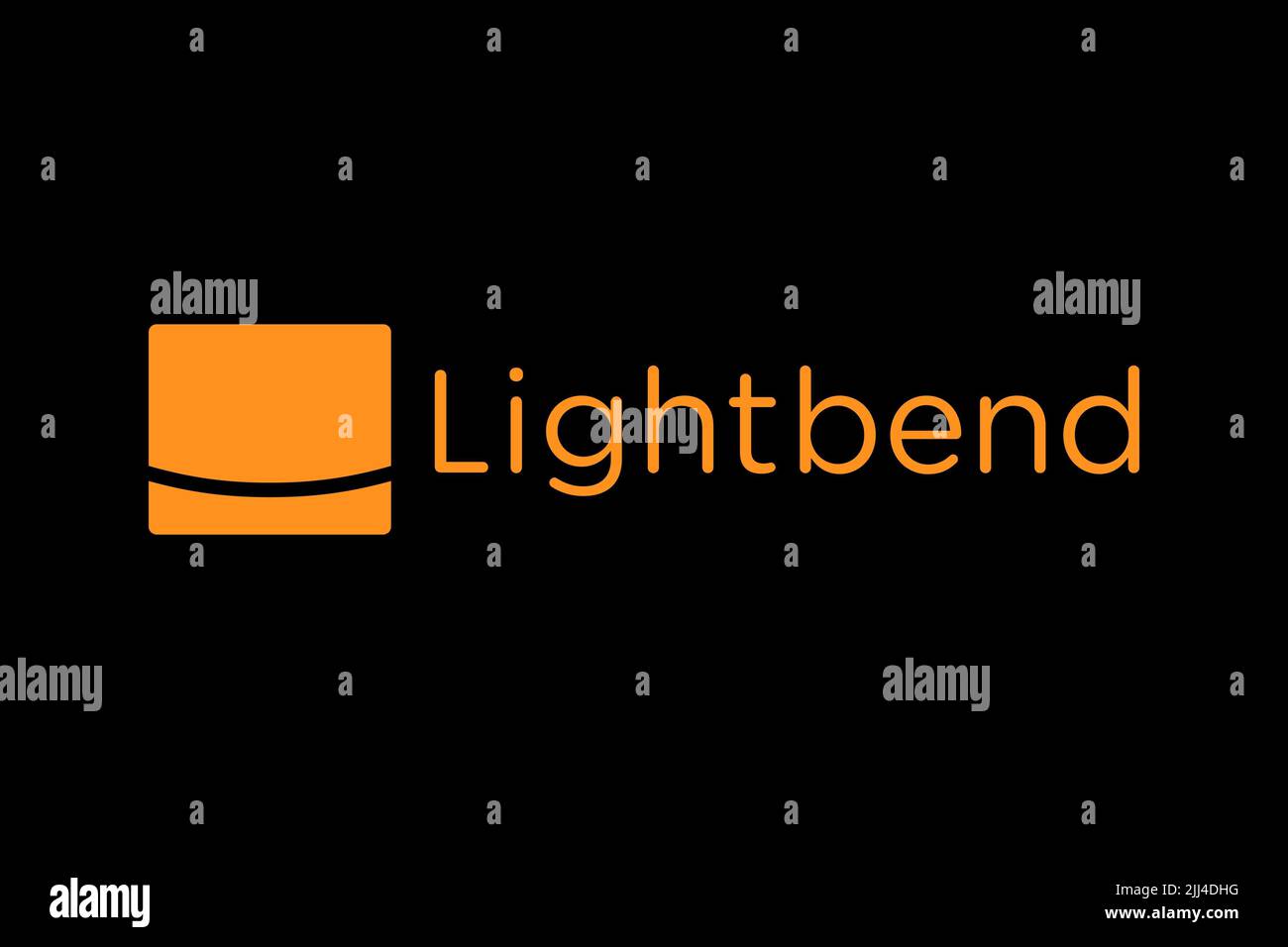 Lightbend, Logo, Black background Stock Photo - Alamy