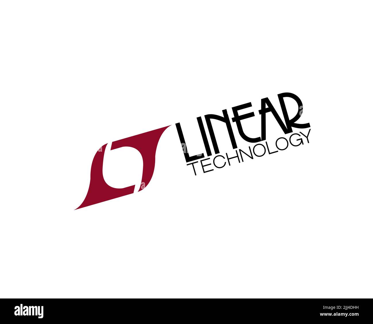 Linear Technology, rotated logo, white background Stock Photo - Alamy