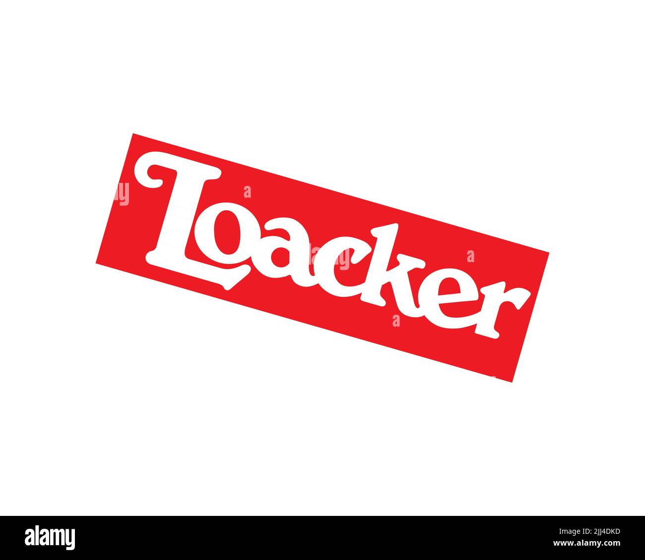Loacker, rotated logo, white background B Stock Photo - Alamy