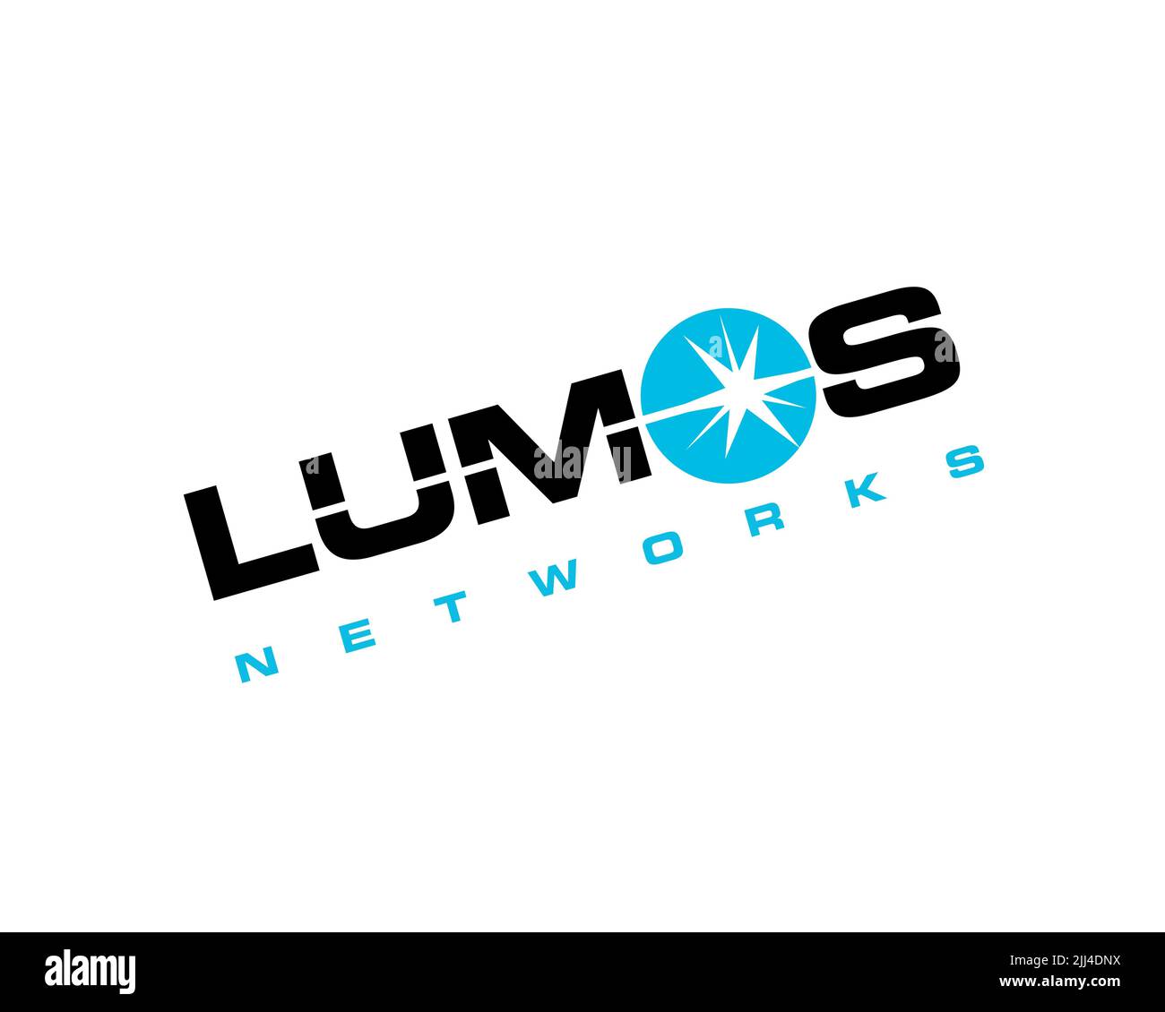 Lumos Networks, rotated logo, white background Stock Photo - Alamy
