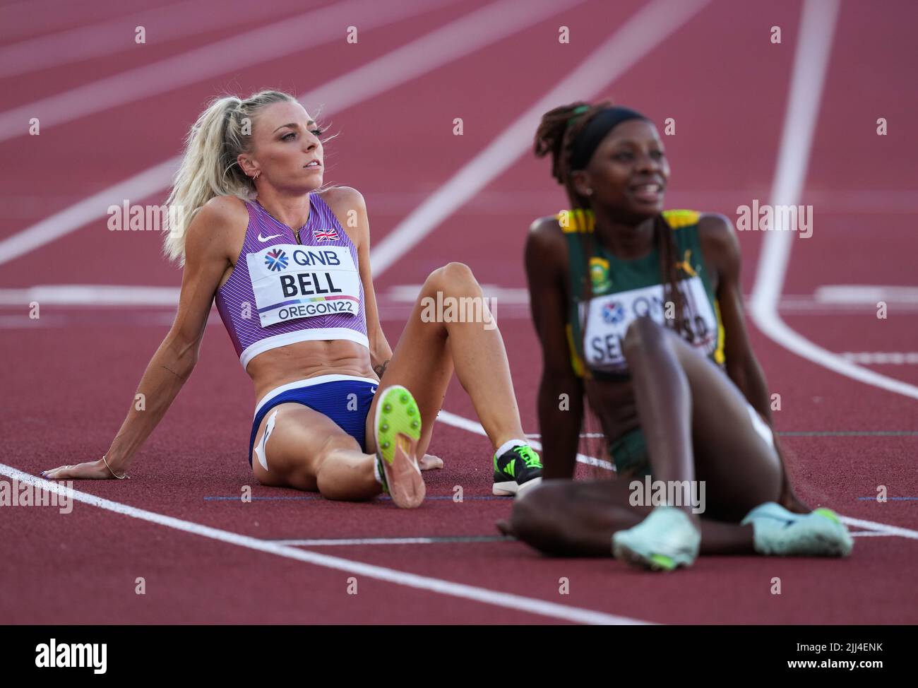 Great Britain's Alexandra Bell during the Women’s 800m Final on day ...