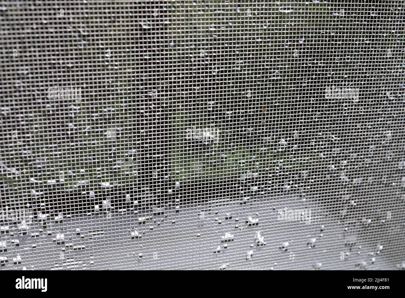 Water droplets on window screen hi-res stock photography and images - Alamy