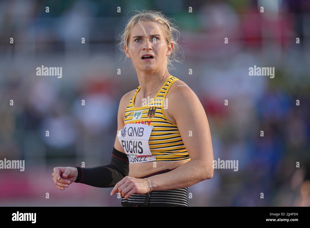 Eugene, USA. 22nd July, 2022. Athletics: World Championships, Javelin ...